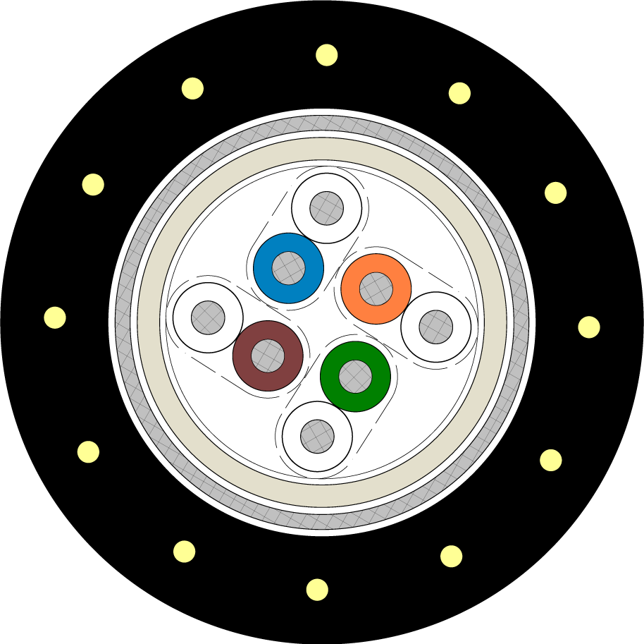 CAT5 Kabel, trommelbar