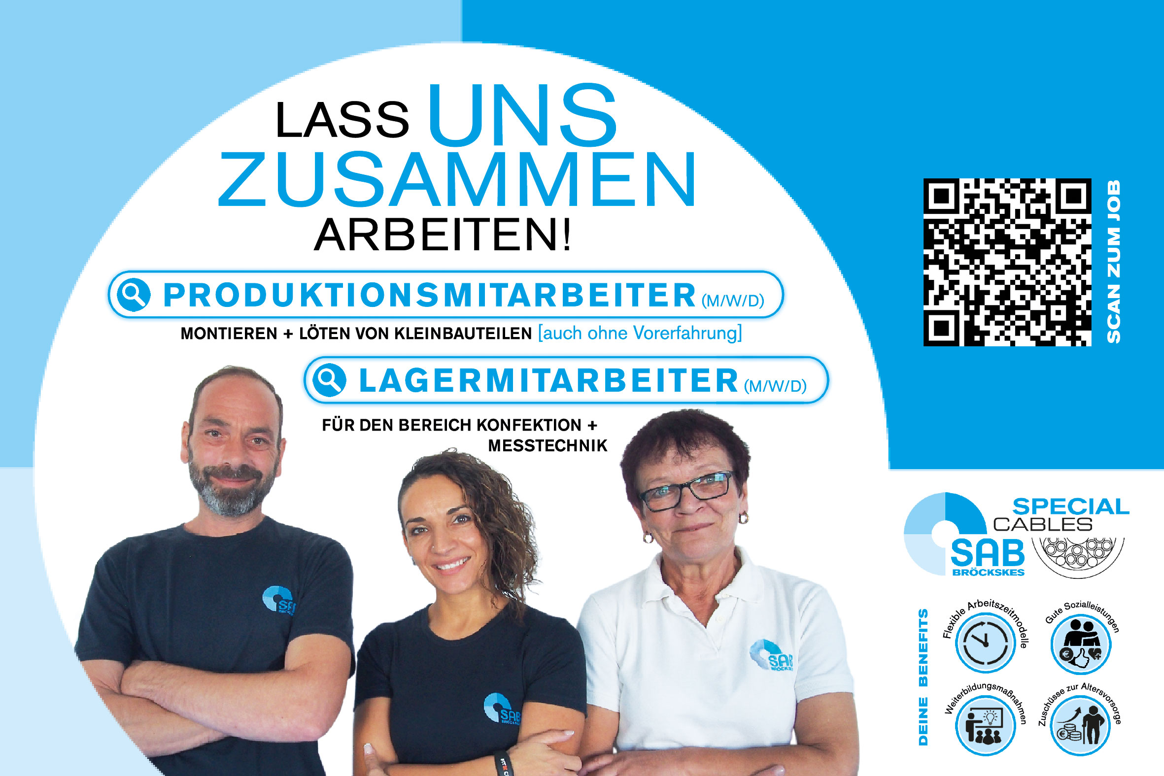 Mitarbeiter werben Mitarbeiter bei SAB Bröckskes | 200 € Prämie